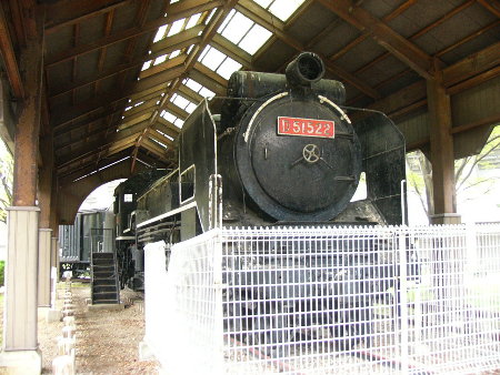 石川県の保存機関車D51522